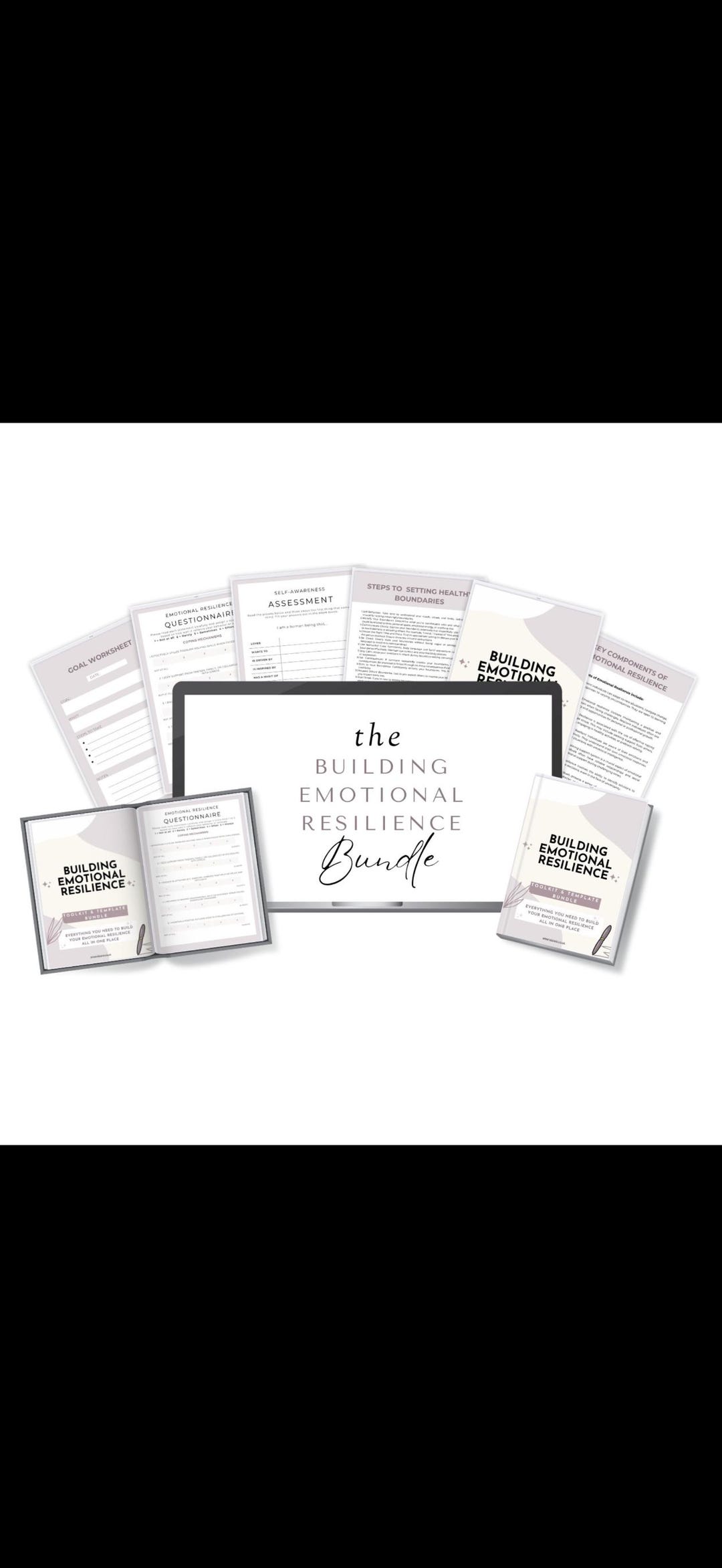 Emotional Resilience Bundle Printable | Coping Skills & Stress Recovery ...