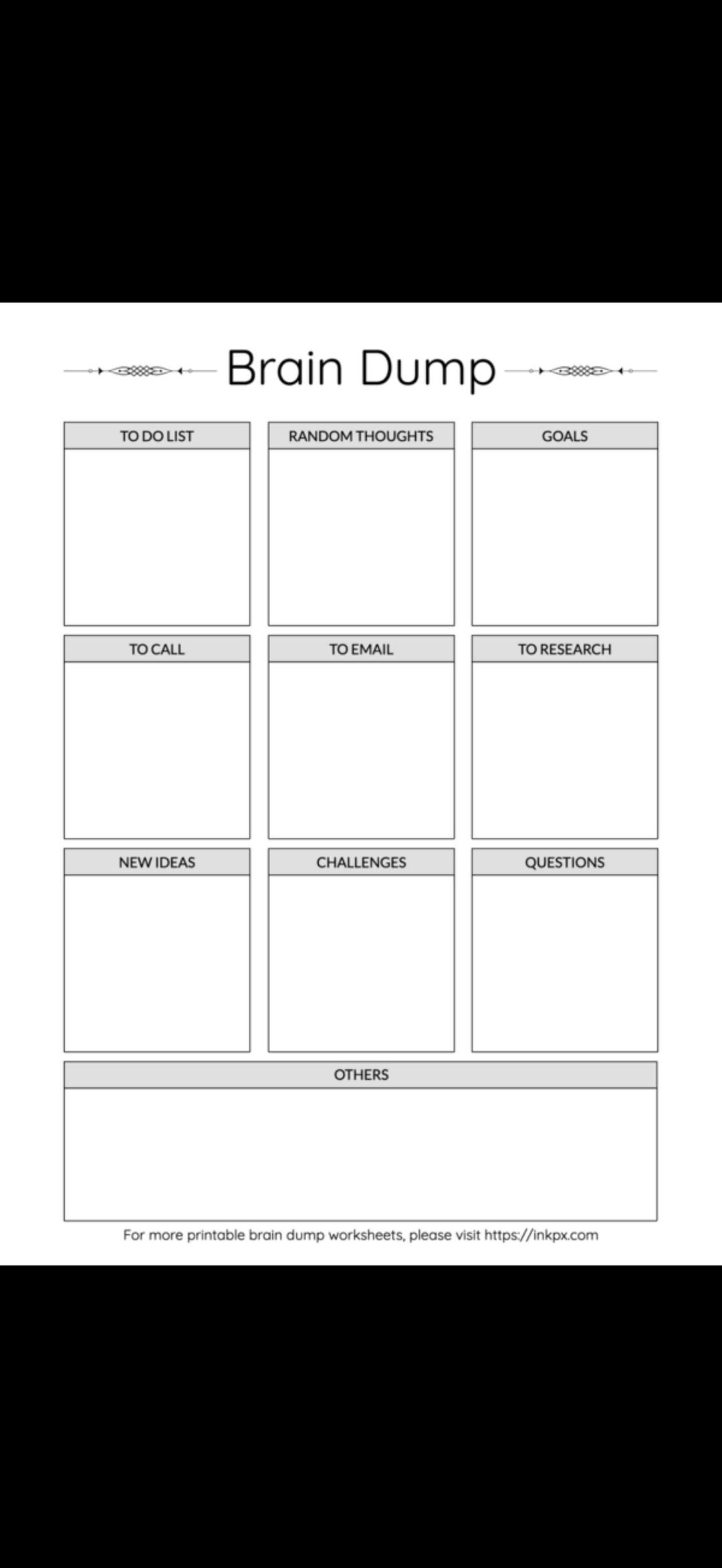 Fiche de réflexion à imprimer | Exercice d'introspection minimal (PDF ...