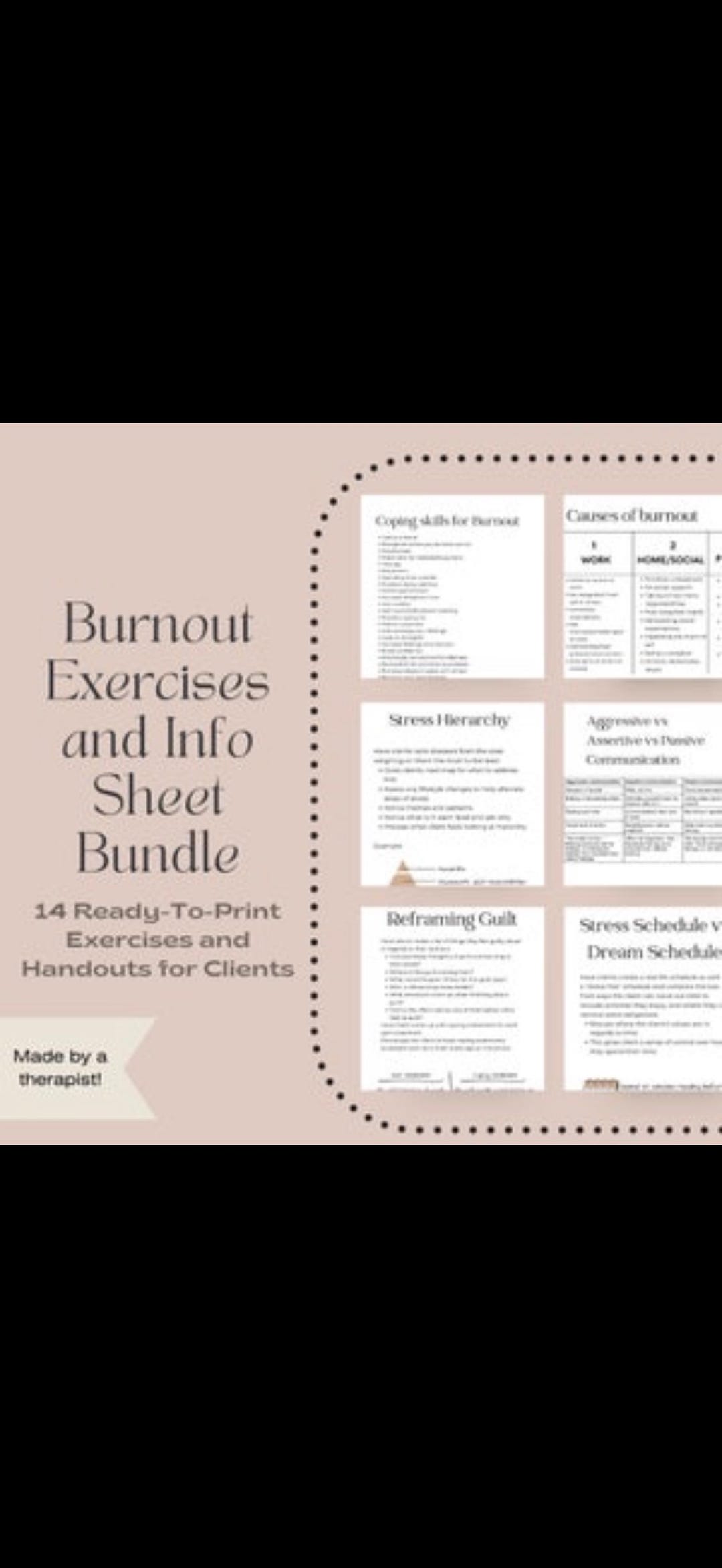 Burnout Prevention Reset Bundle – 5 Worksheets to Protect Your Energy ...