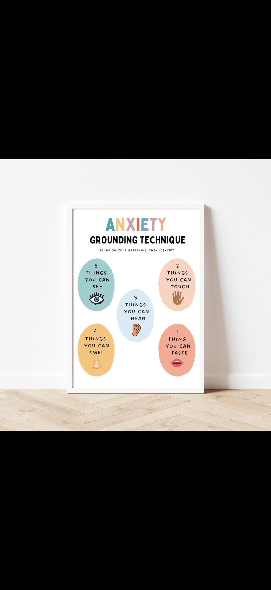 Grounding After Overwhelm Worksheet | Calm & Recover After Anxiety ...