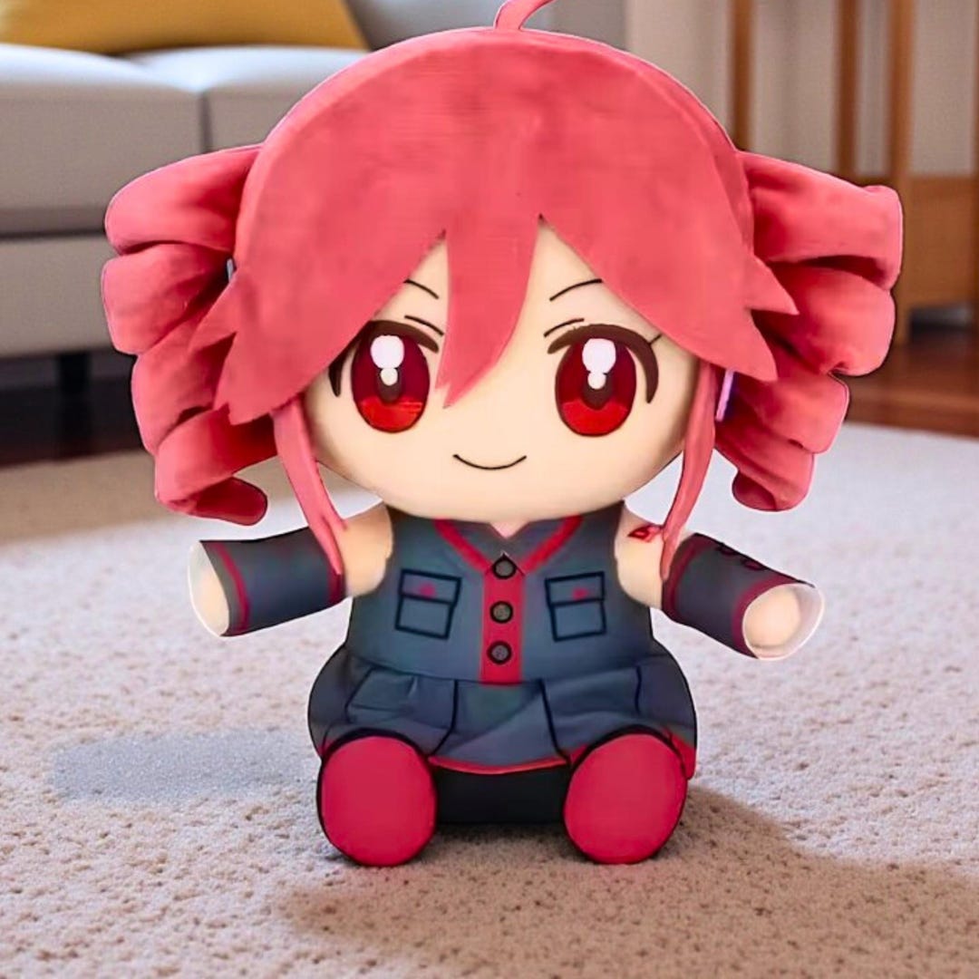 Kasane Teto Inspired Anime Plushie Doll - Etsy UK