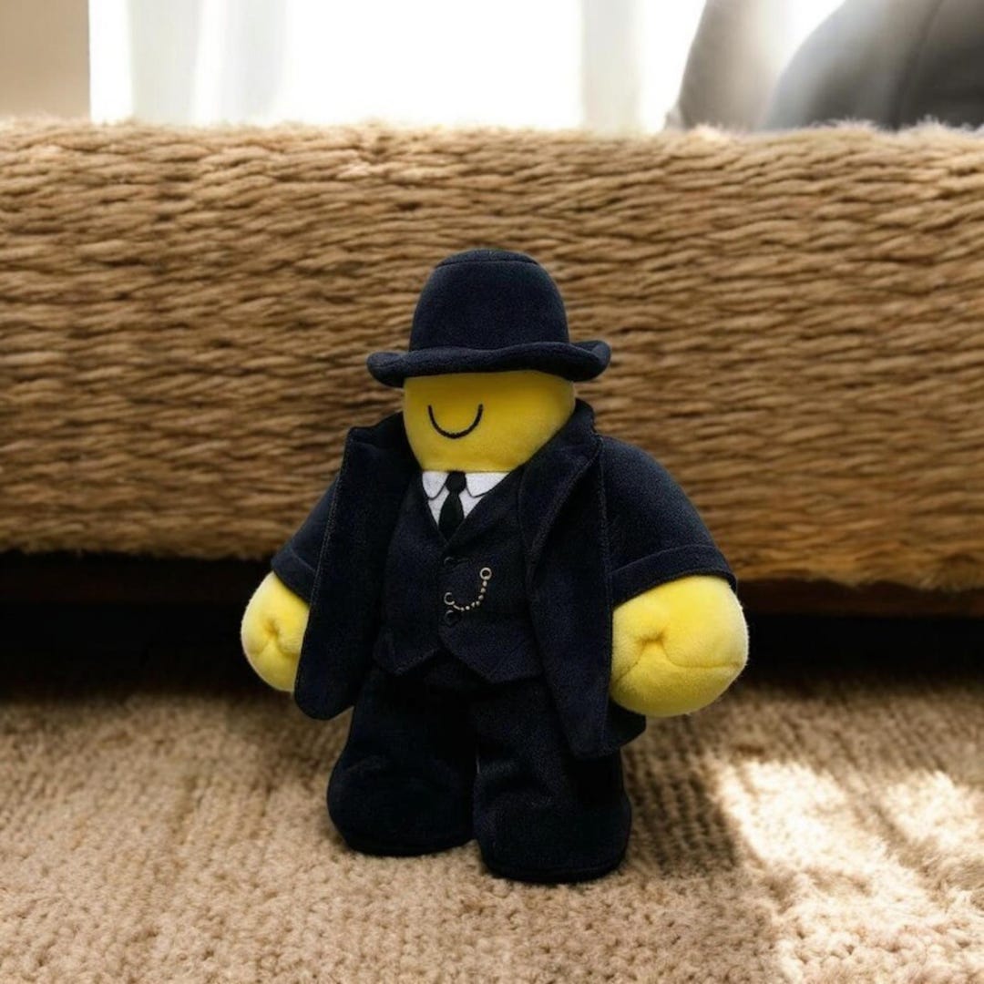 Peluche de Roblox Forsaken Mafioso bordado, muñeco de peluche para ...