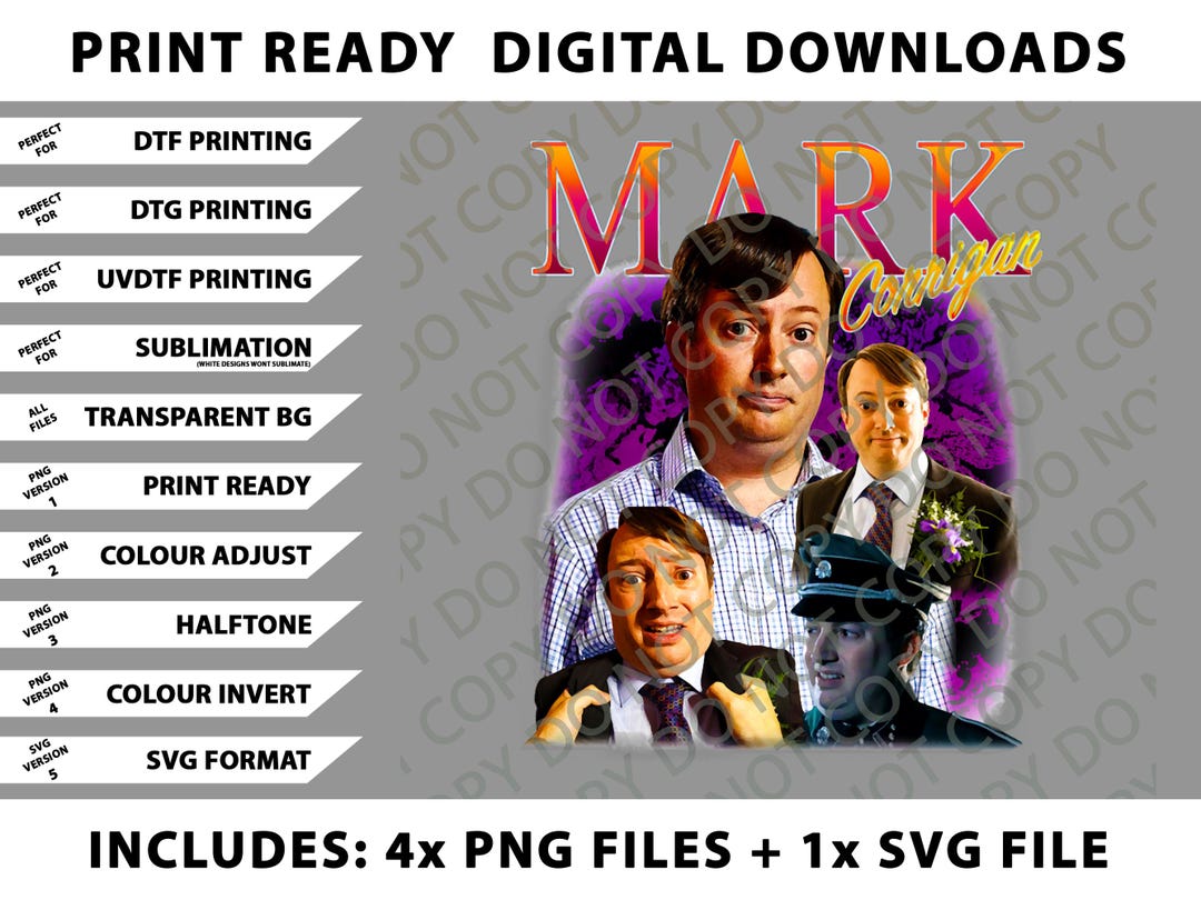 Mark-corrigan-from-peep-show-homage Png Bundle, SVG Files, Digital ...