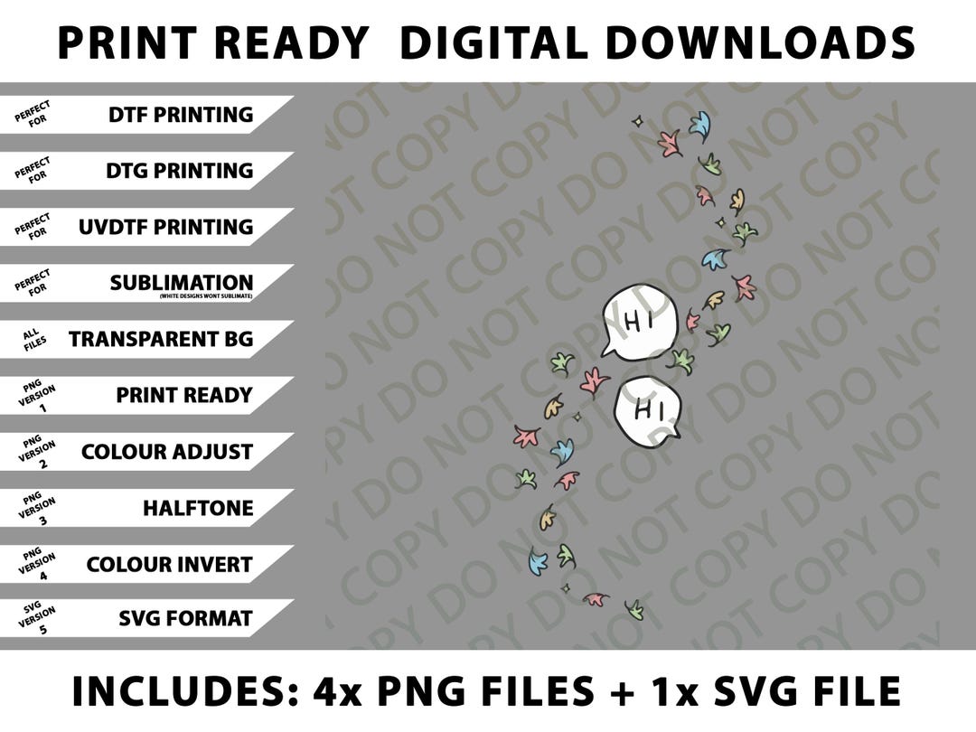 HI HEARTSTOPPER Png Bundle, SVG Files, Digital Downloads - Etsy