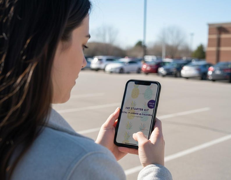 Digital IVF Planner | Editable Canva Template | Fertility Journey ...