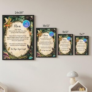 Personalized Tooth Fairy Wall Art, Multiple Sizes With Printing Guide ...