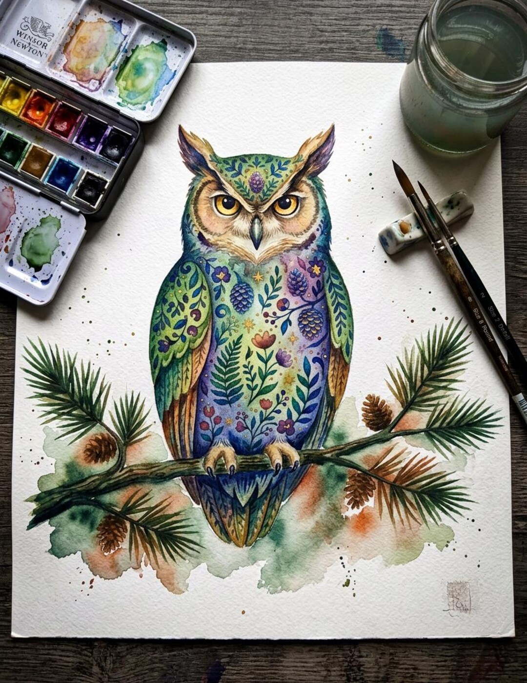 Printable Watercolor Woodland Animals Templates for Nursery Decor Wall ...