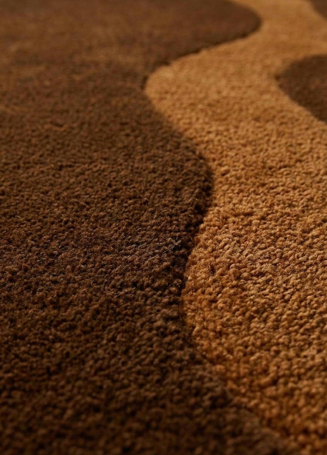 Earthy Organic Pebble Rug [4X6] – Abstract Brown Stone Pattern Carpet ...