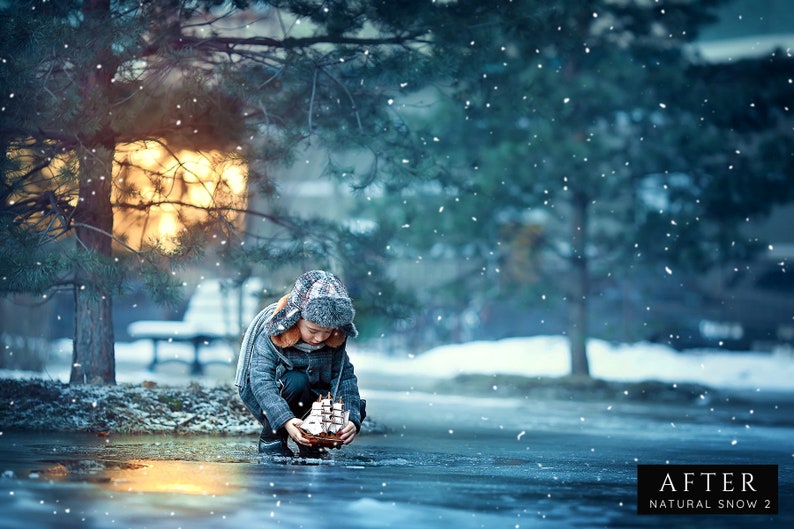 Natural Snow Overlays 33 Real Falling Snow Scenes Snowflakes - Etsy