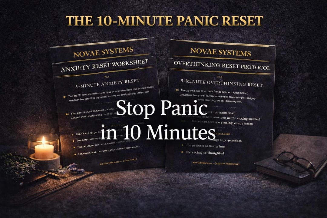 The 10-minute Panic Reset | Calm Anxiety & Overthinking Fast | Instant ...