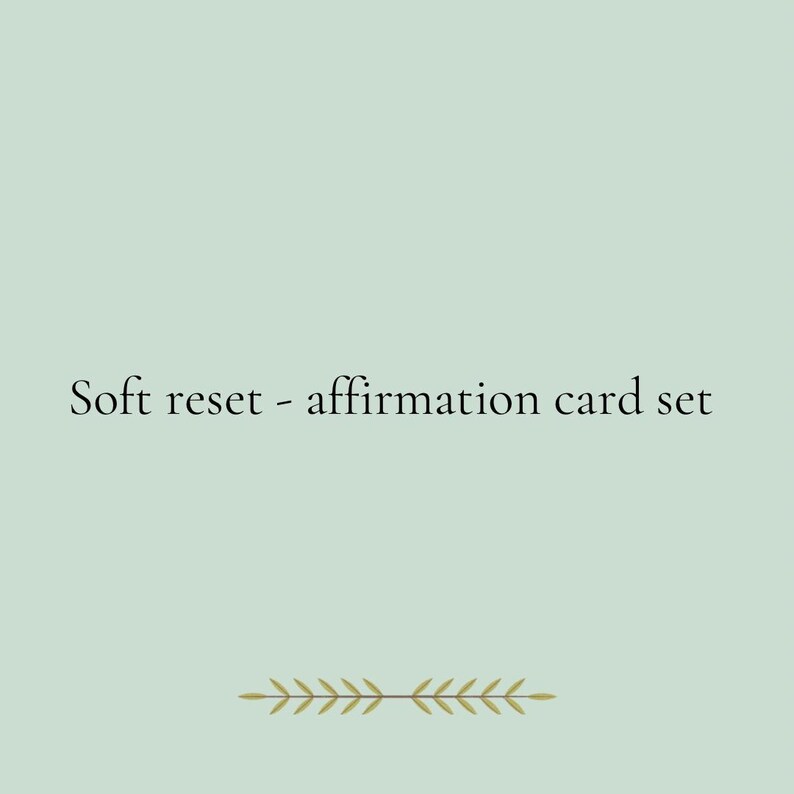 Gentle Mindset Affirmation Cards | Phone Wallpaper & Printable PDF - Etsy