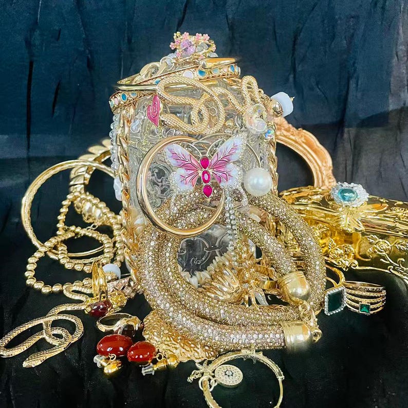 Gold-themed Jewelry Mystery – Mixed Gold Accessories for Everyday Style ...