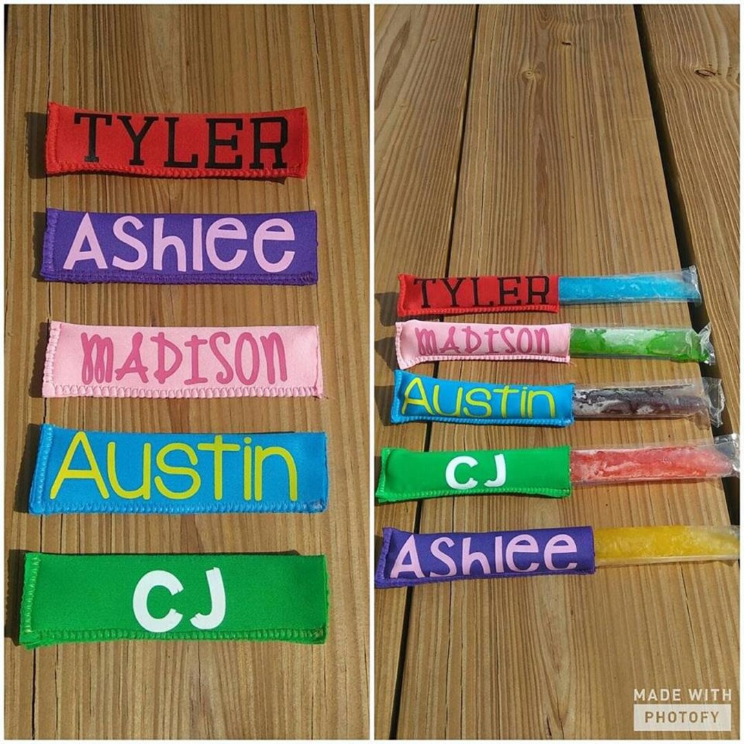 Popsicle Sleeve. Popsicle Holder. Personalized Popsicle Holder ...