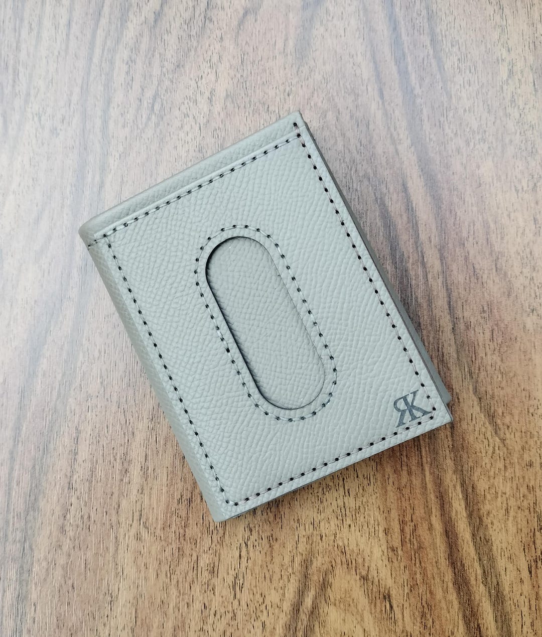 Handmade Leather Tri-fold Wallet With Cash Slot - Etsy