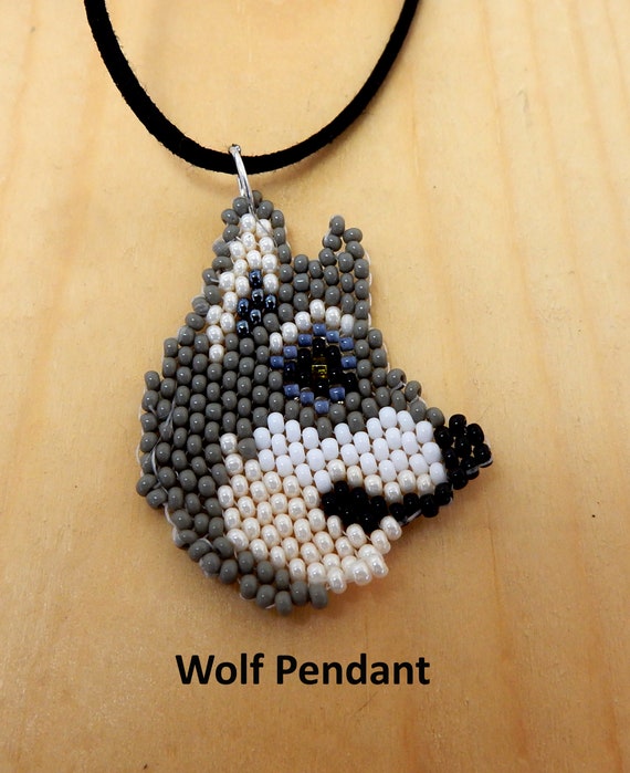Pony Bead Pattern Wolf