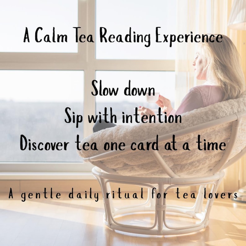 Sleep Tea Guide Cards | Herbal Tea Reference Deck for Night Routine ...