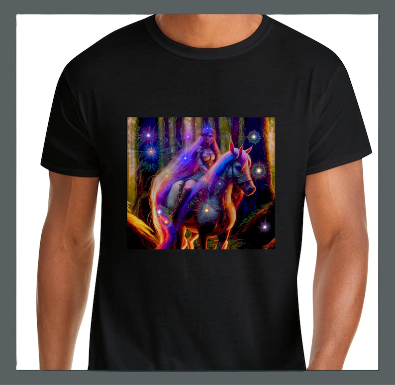 The Psychedelic Rainbow Princess - Media: Digital Art Image and AI ...