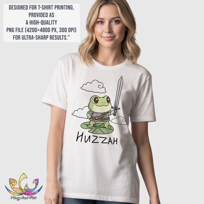 Huzzah Frog SVG, Funny Frog PNG Clipart, Printable Sublimation File for ...