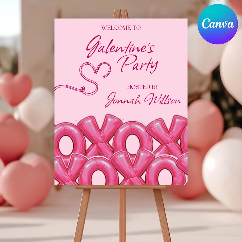 Galentine Welcome Sign - Etsy UK