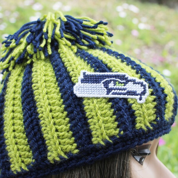 Crochet Seahawks Hat - Etsy
