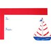 Nautical Red White Blue Sailboat Gift Enclosure Cards - Etsy