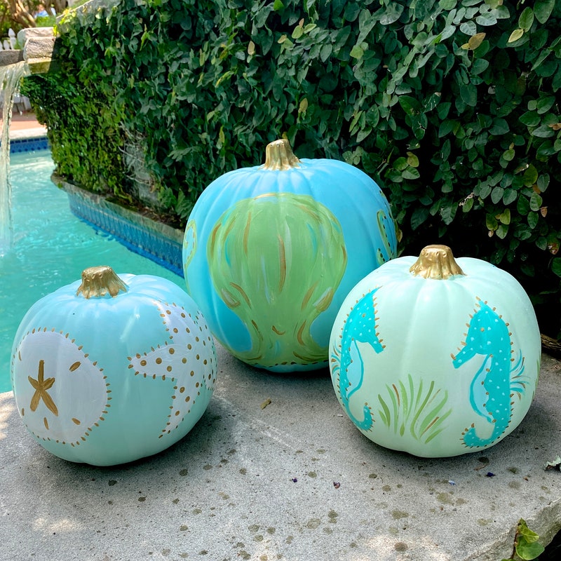 Turquoise Pumpkin - Etsy