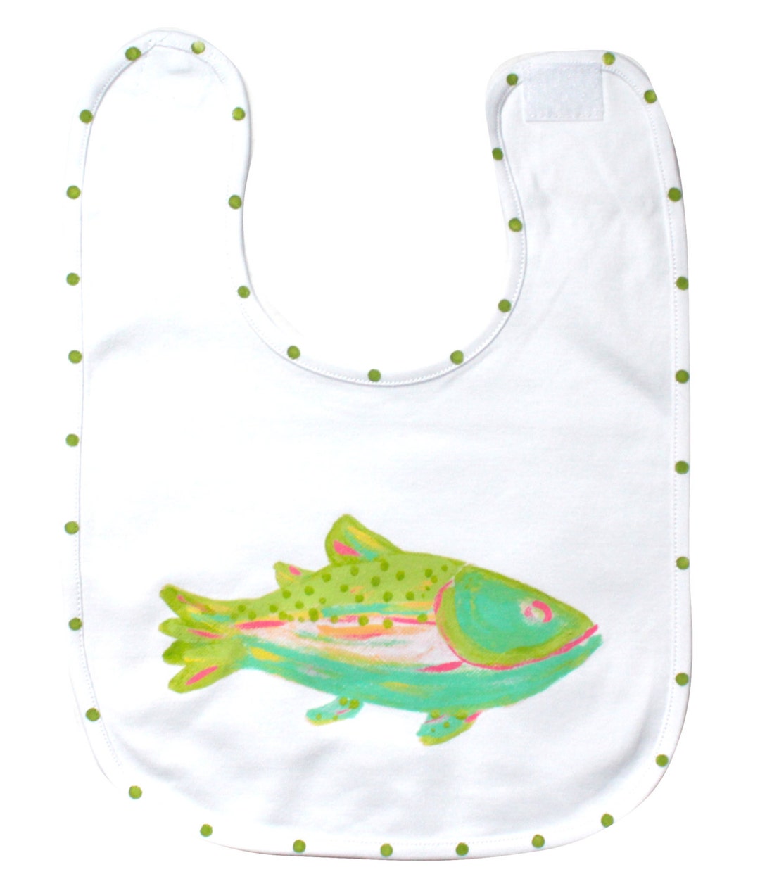 Rainbow Trout Fish Baby Bib ...may Be Personalized - Etsy