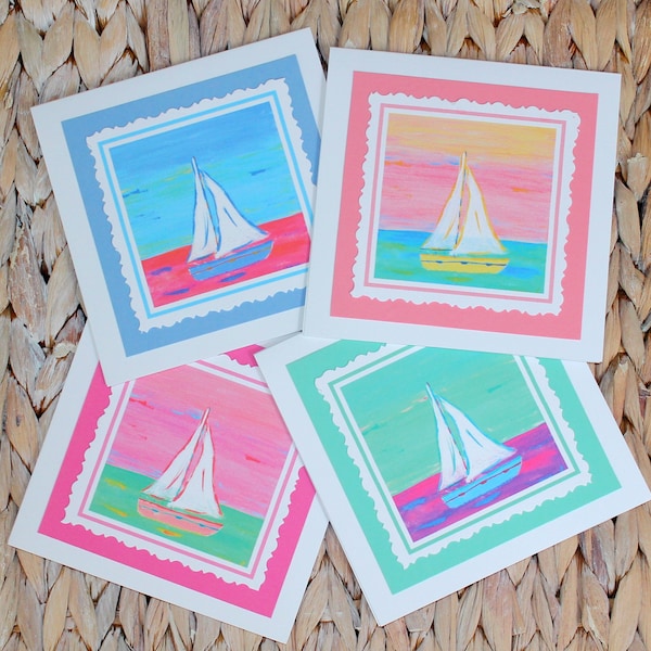 Nautical Note Cards - Etsy