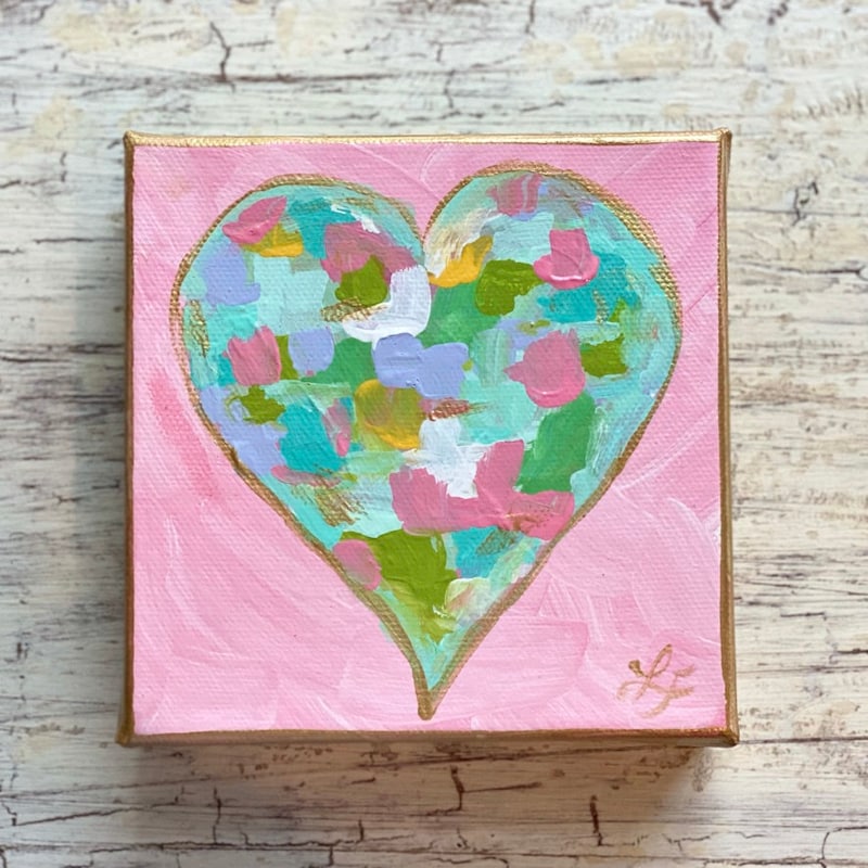 Abstract Heart Art - Etsy