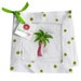 Pink and Green Palm Tree Linen Beach Tropical Cocktail Napkins - Etsy