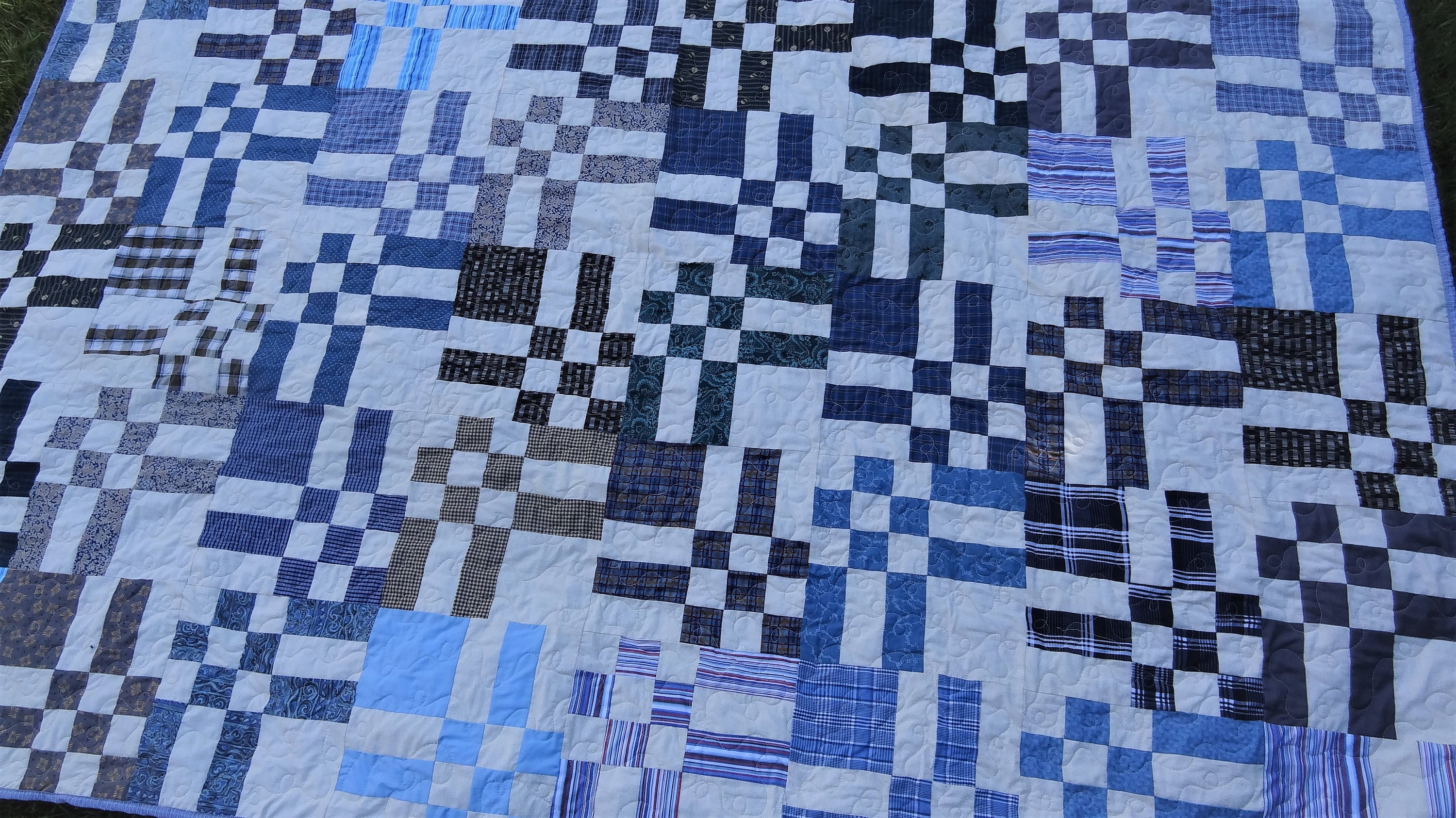 High Tide Quilt Pattern, Instant Download, PDF File, Twin Size Quilt ...