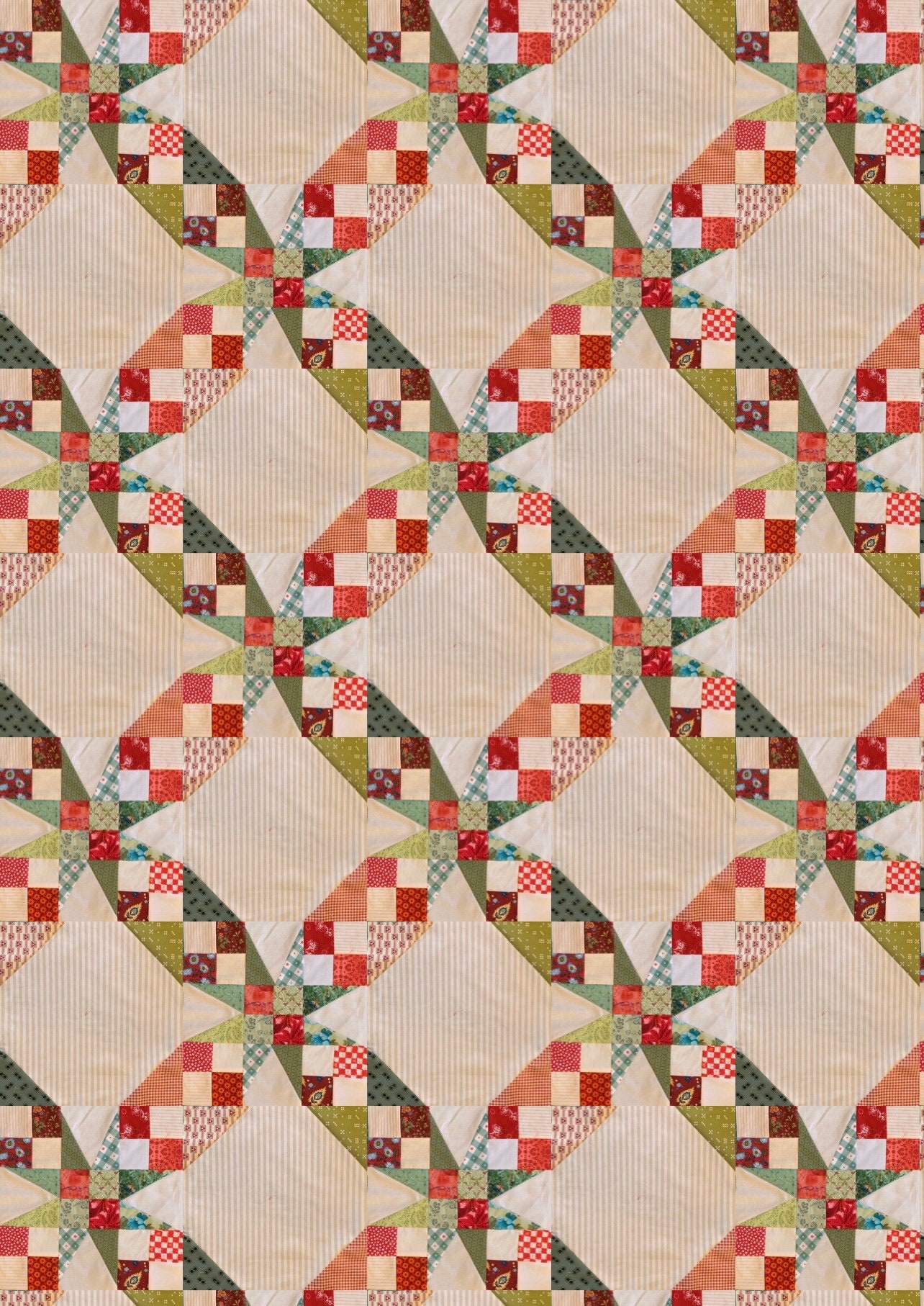 PDF Pattern for Tennessee Waltz Quilt - Scrap Quilt - Finished Size 62 ...