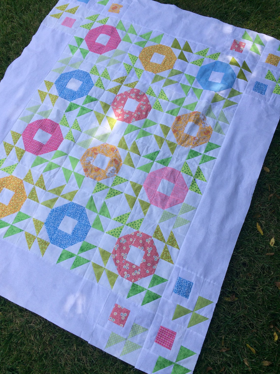 Quilt Pattern Spring Blooms and Blossoms 53 X 65 PDF File Instant ...