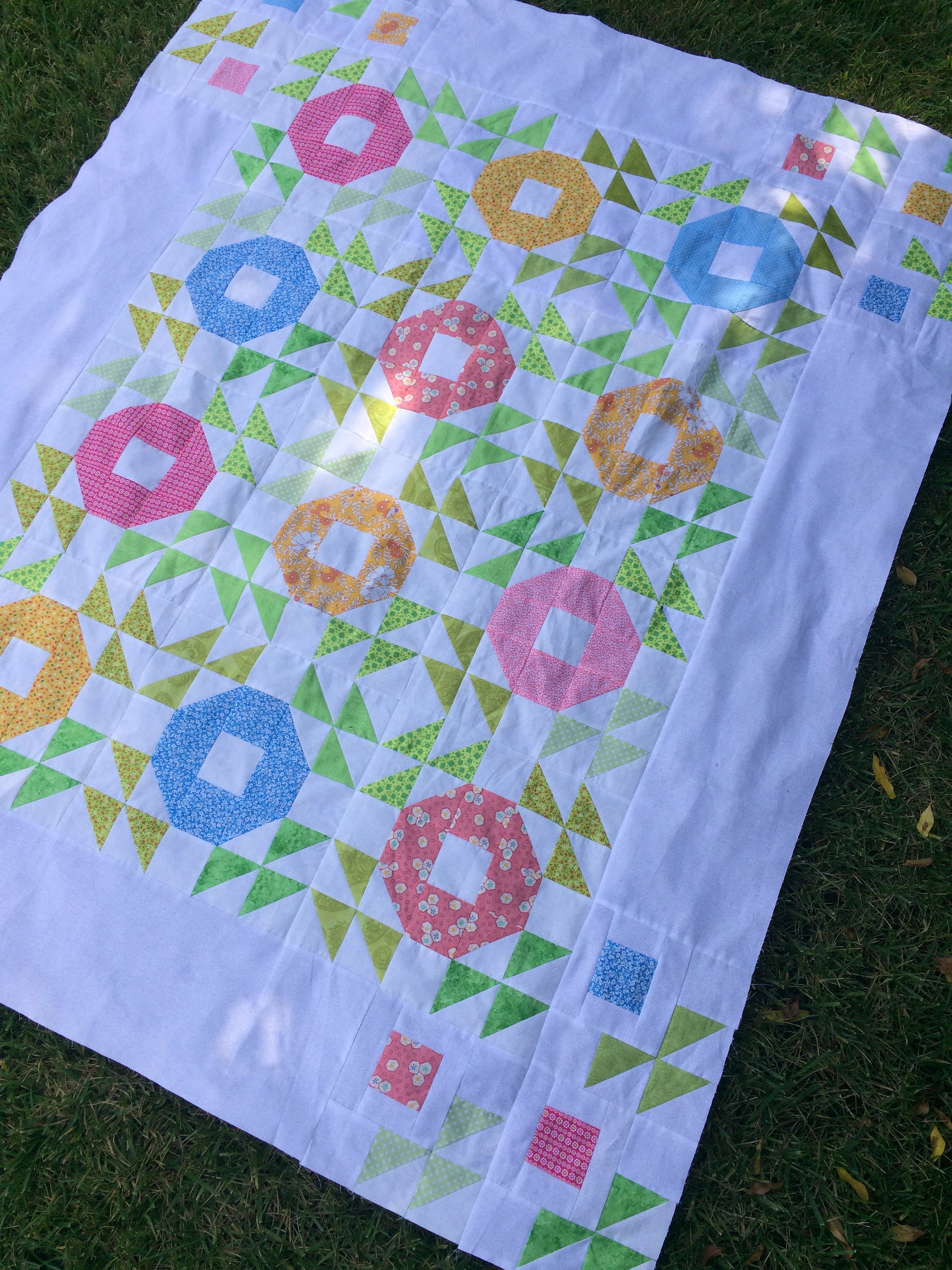 Quilt Pattern Spring Blooms and Blossoms 53 X 65 PDF File Instant ...