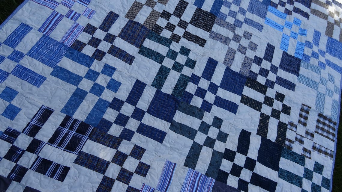 High Tide Quilt Pattern, Instant Download, PDF File, Twin Size Quilt Pattern - Etsy