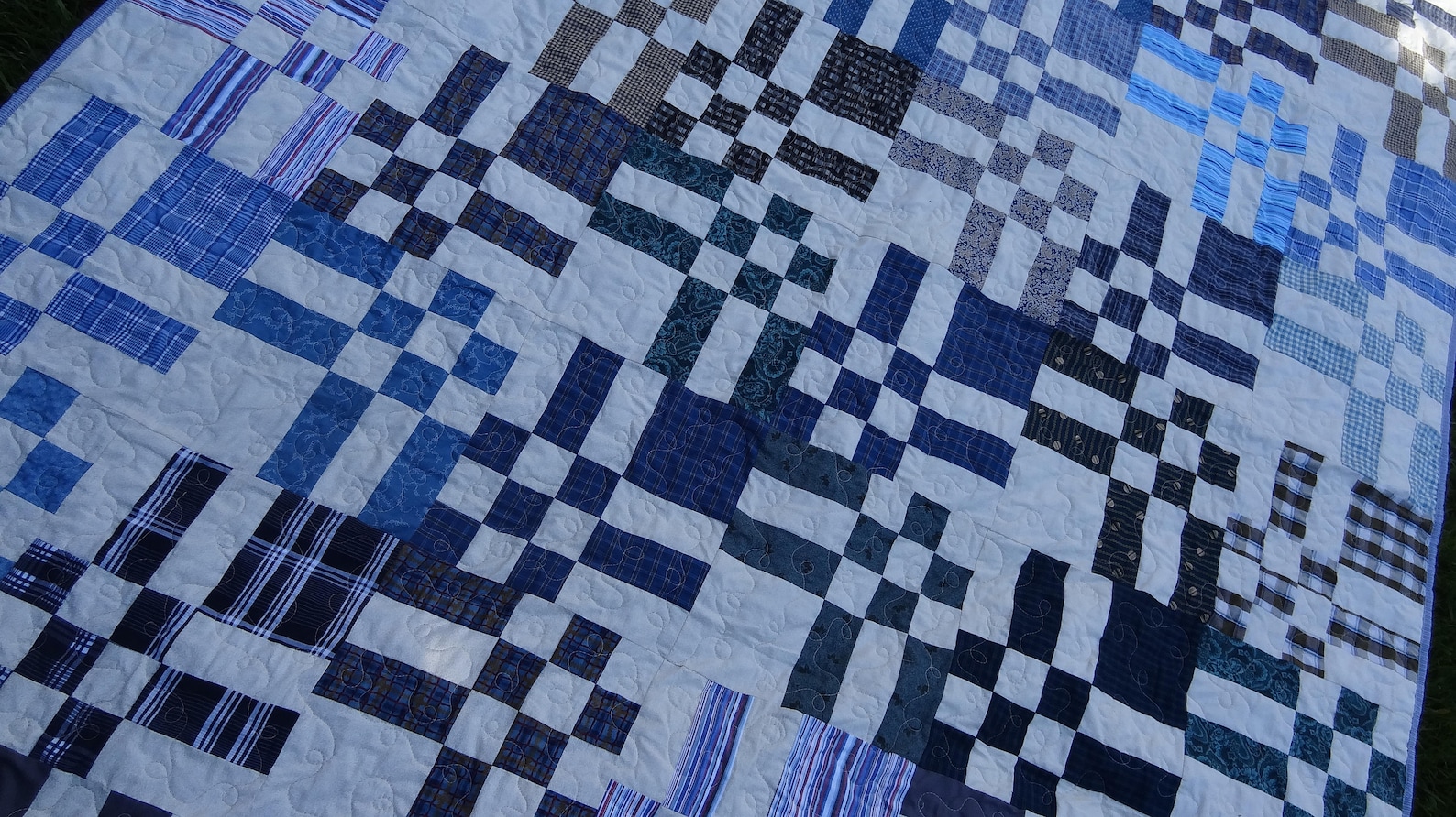 High Tide Quilt Pattern, Instant Download, PDF File, Twin Size Quilt ...