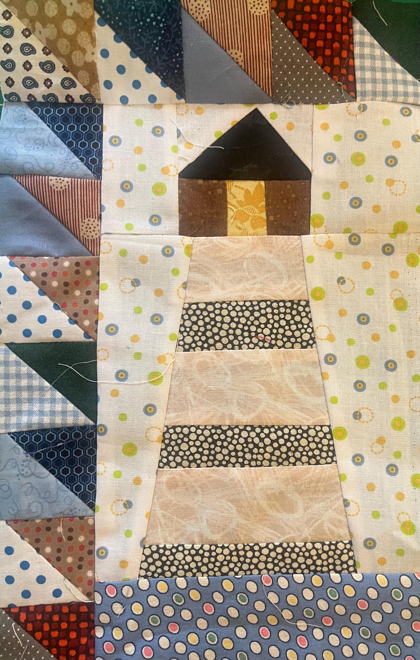 PDF Instant Download - Quilt Block Pattern - LIGHTHOUSE Quilt Block - Etsy