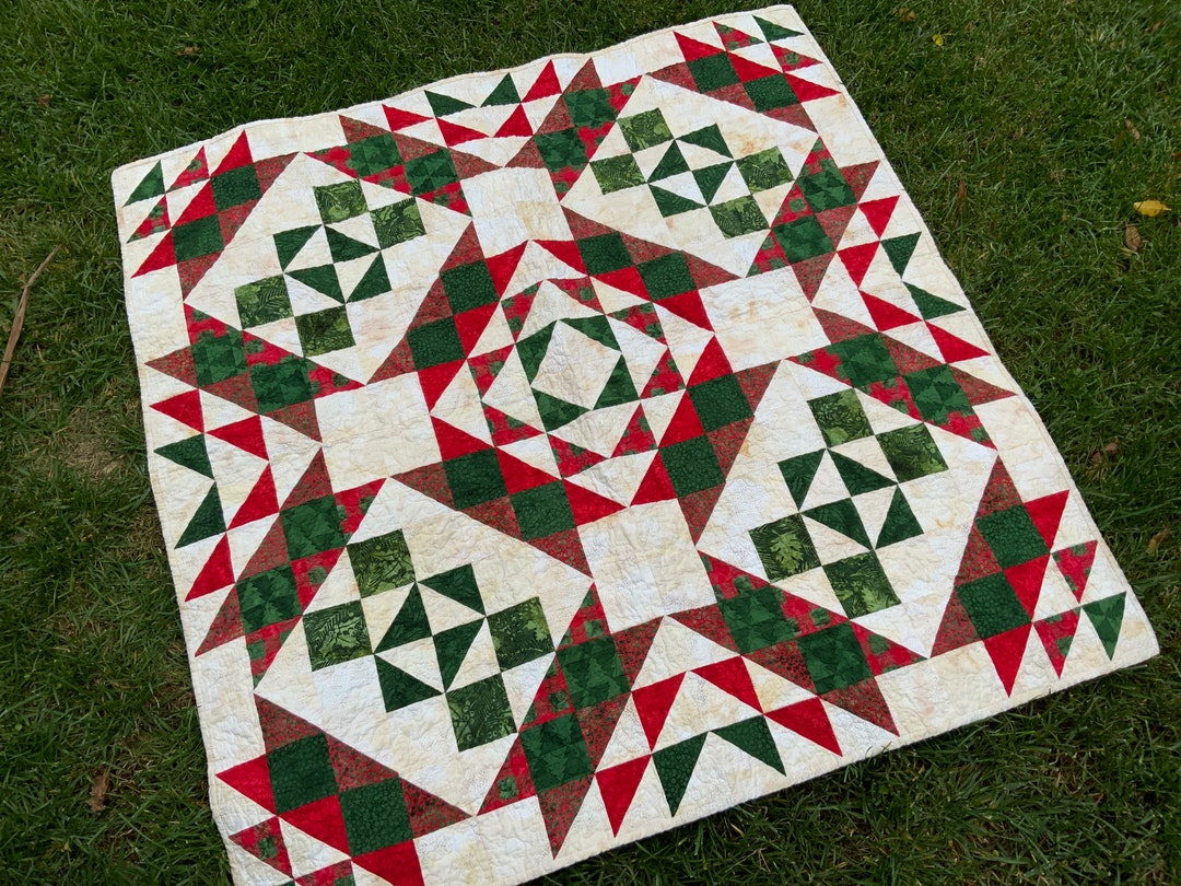 PDF Quilt Pattern - Holiday Wishes - 48” X 48” - Etsy