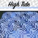 High Tide Quilt Pattern, Instant Download, PDF File, Twin Size Quilt ...