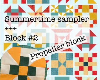 Propeller Quilt Pattern - Etsy