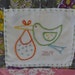 PDF Embroidery Pattern for Quilt Label. Baby Quilt Label. Stork ...