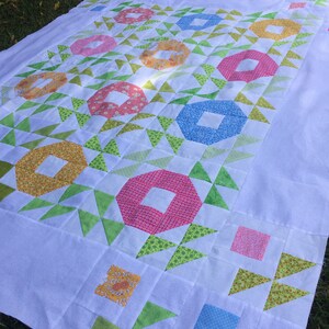 Quilt Pattern Spring Blooms and Blossoms 53 X 65 PDF File Instant ...