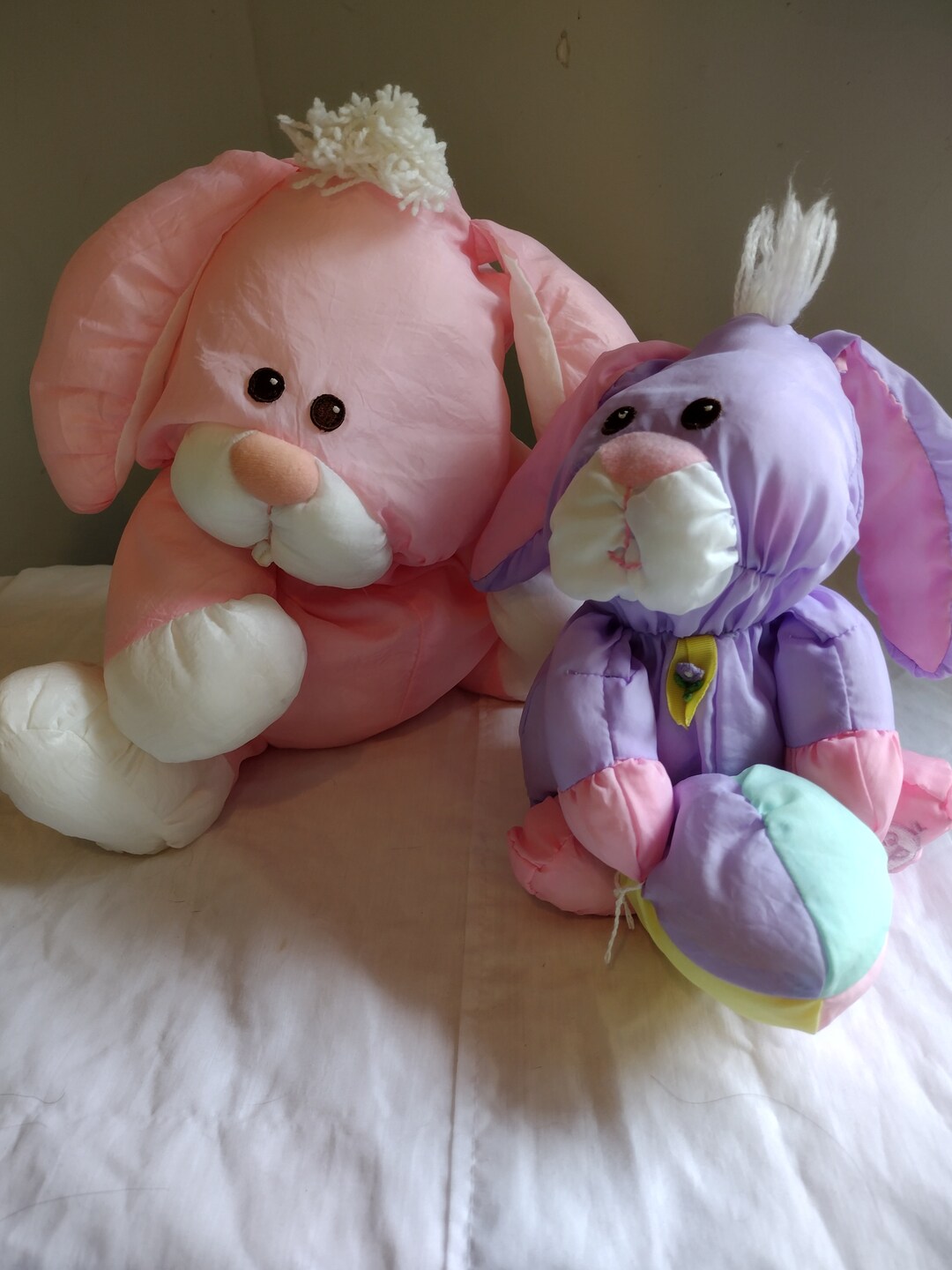 Vintage 1980s Fisher Price Puffalumps Lot Puffalump Rabbit Bunnies - Etsy