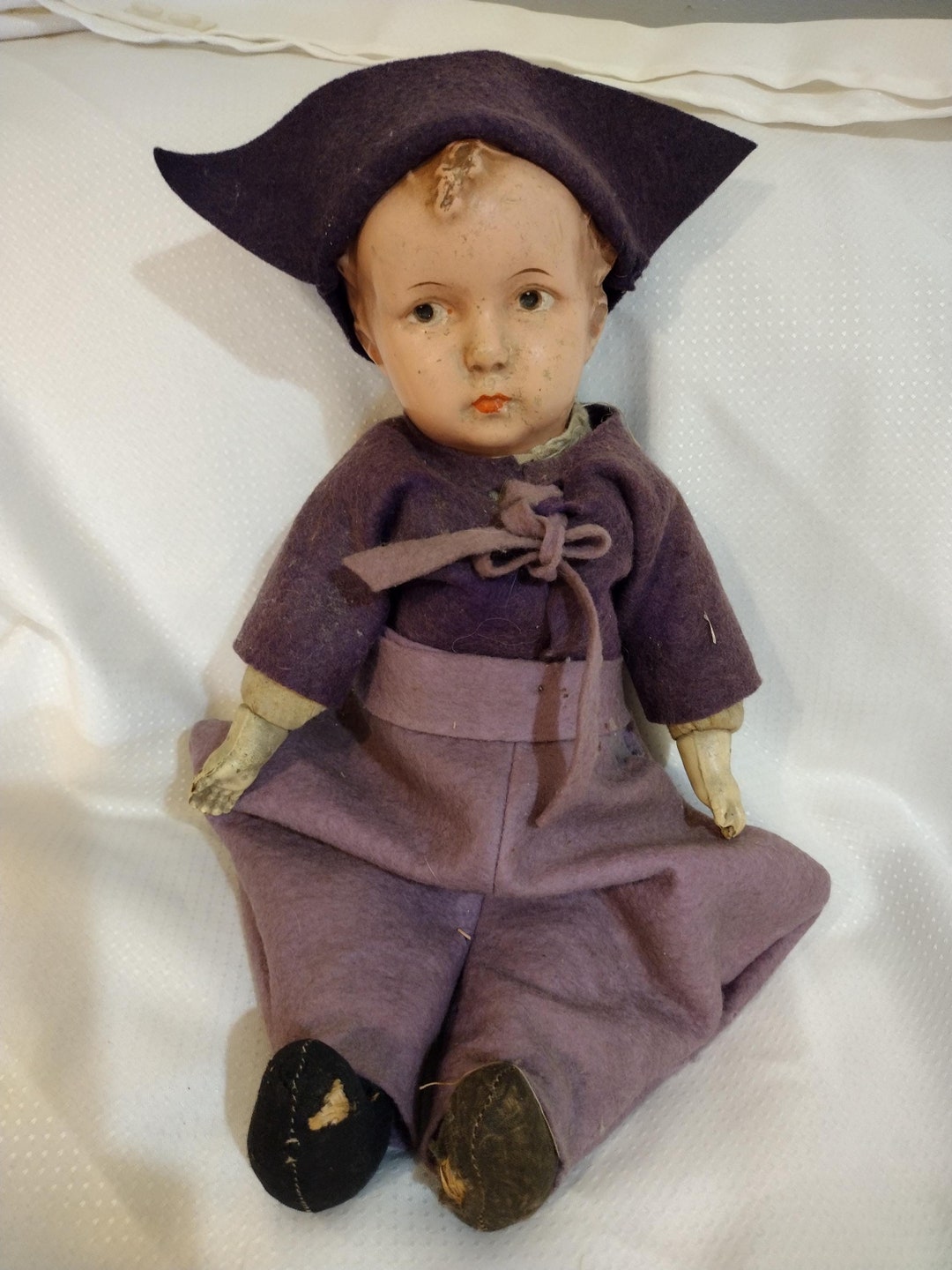 Very Rare Early Effanbee Compo Somber Character Face Baby Grumpy ...