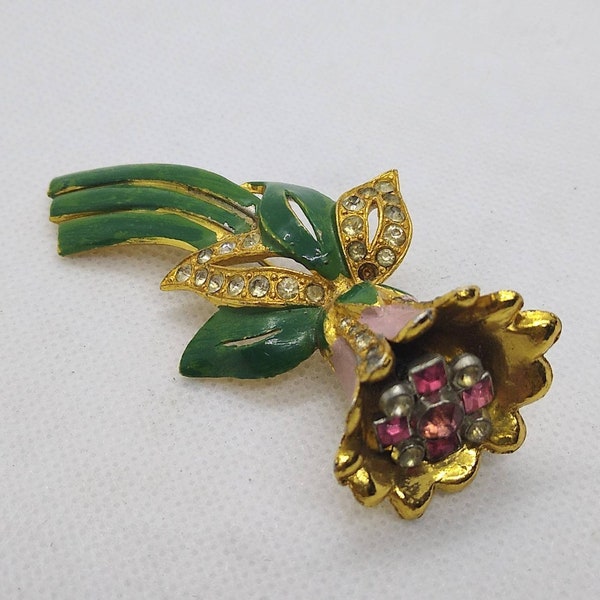 Coro Flower Pin - Etsy