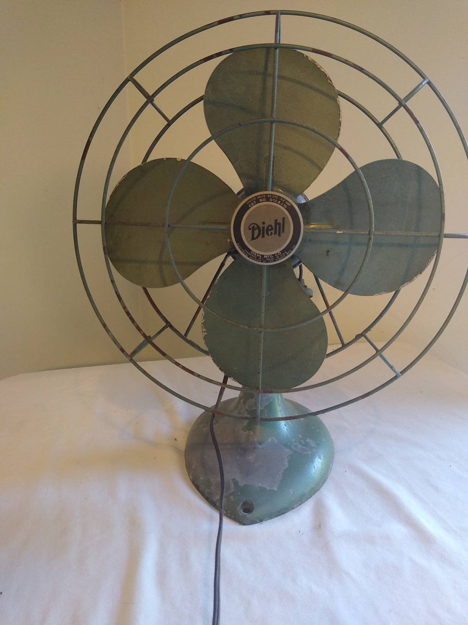 Vintage DIEHL Fan Singer Metal Large Heavy Bullet Design Mid - Etsy