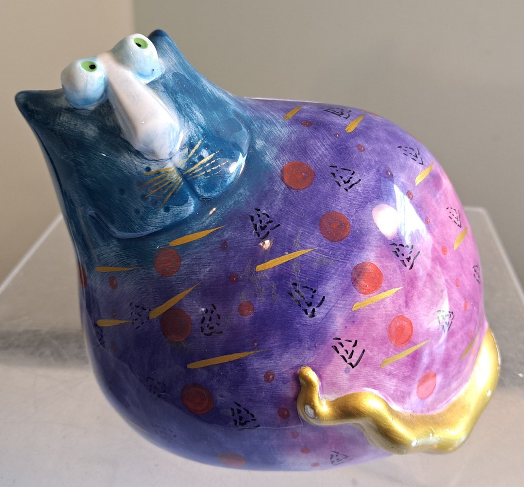 Vintage Studio Designworks Joy Cats Hand Painted Ceramic Bank Joycats 6 ...