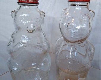 Glass Bear Bank - Etsy