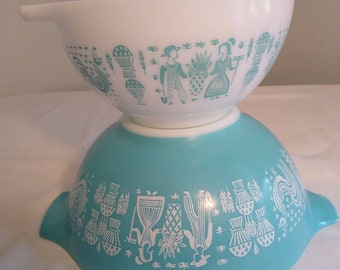 Pyrex Blue Rooster - Etsy