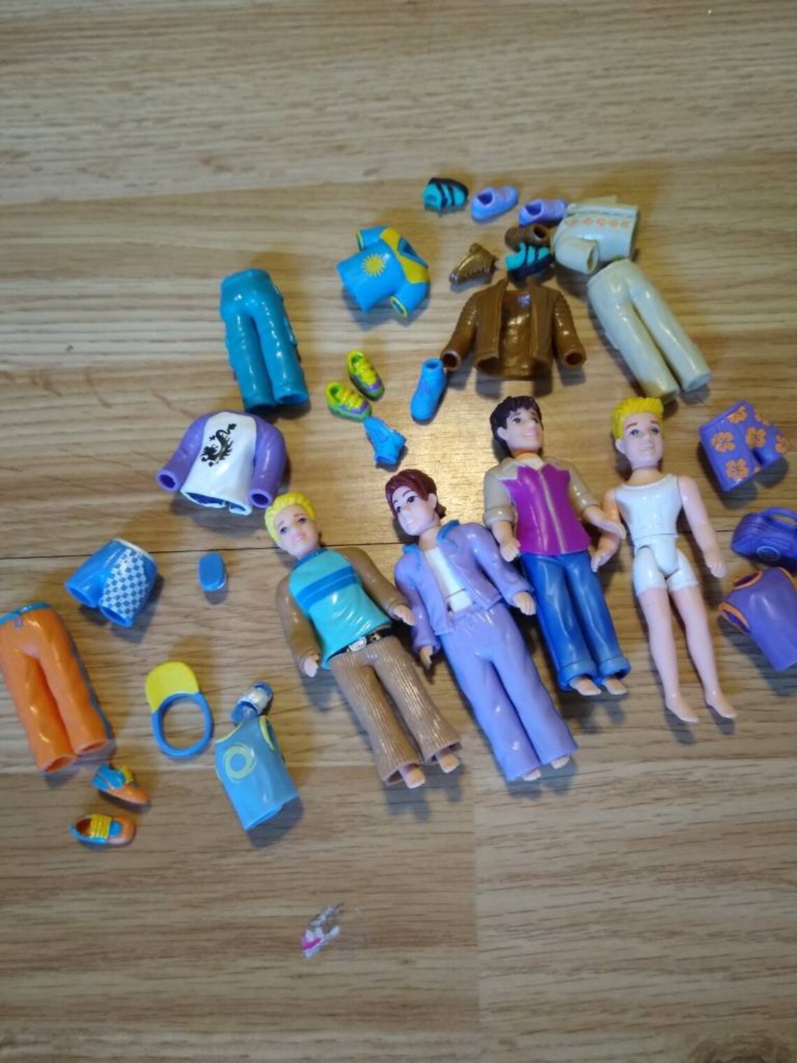 Vintage Lot Polly Pocket Fashion Polly Boy Dolls and Clothing | Etsy